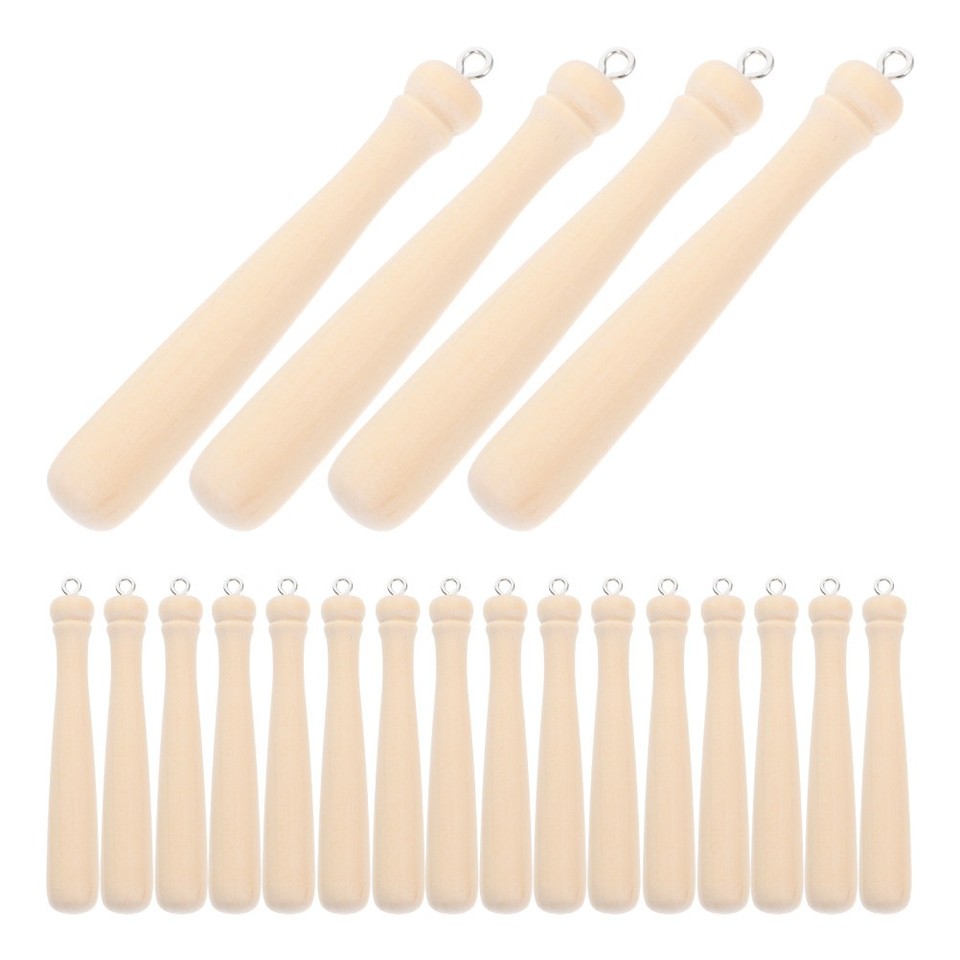20 PCS Mini Bats Baseball Charms for Bracelets DIY Craft Projects ...