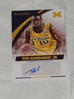 Tim Hardaway Jr - 2015 Panini Collegiate MICHIGAN WOLVERINE Autographed ...