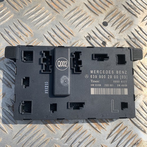 MERCEDES BENZ W639 VITO 2010 FRONT DOOR CONTROL MODULE LEFT A6399002900 ...