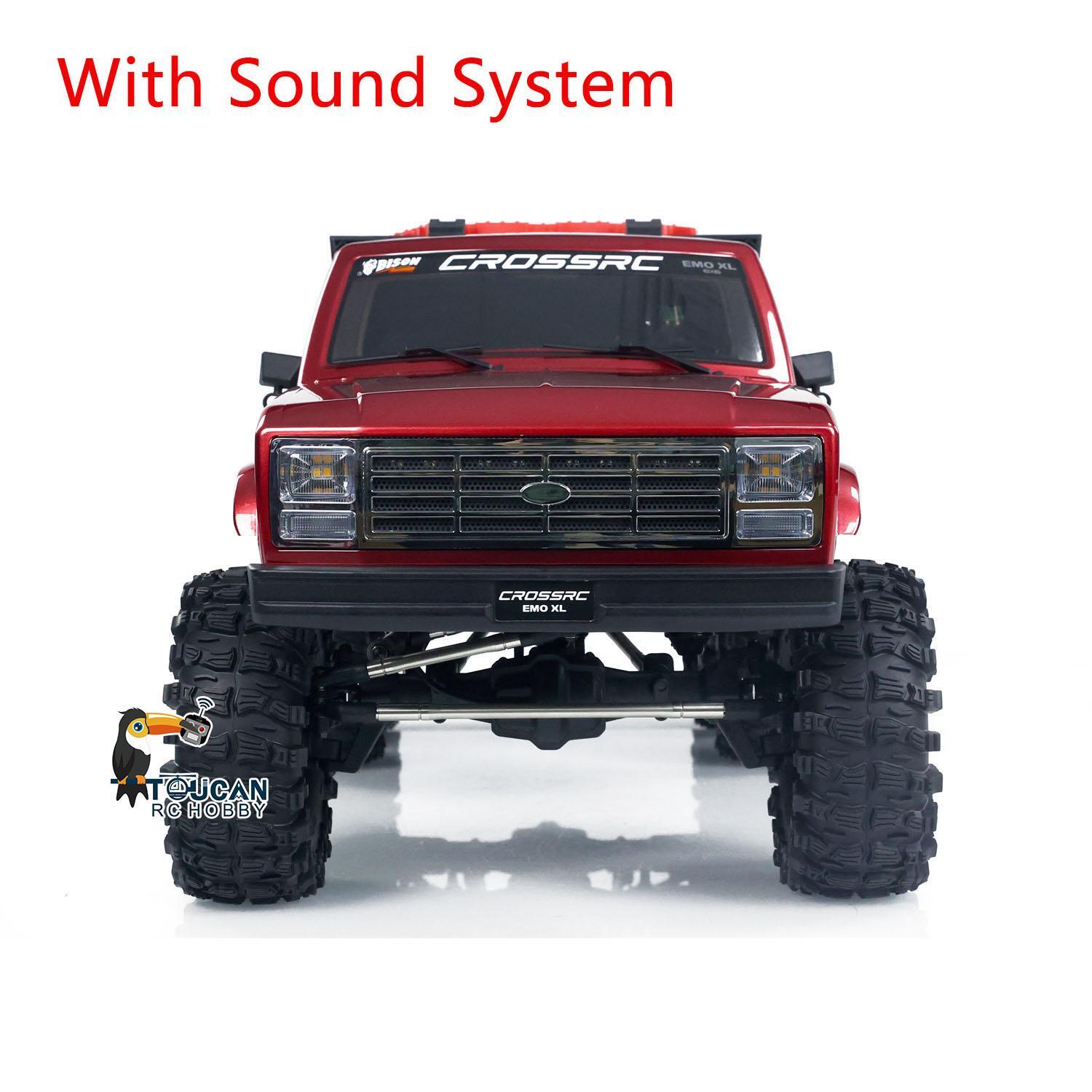 CROSSRC EMO XL 1/8 RC Crawler 6WD Radio Control Off-road Car 2-Speed ...