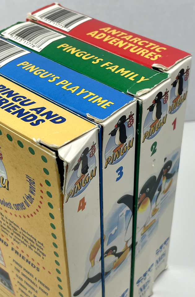 PINGU VHS Tapes Vol 1-4 Tested | eBay