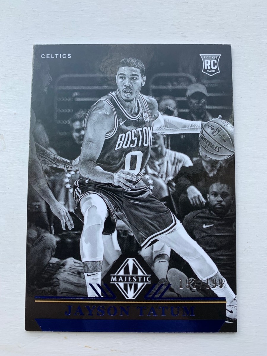 2017-18 Panini Majestic Rookies JAYSON TATUM BLUE RC 192/199 2017-18 Panini Majestic Rookies JAYSON TATUM BLUE RC 192/199
