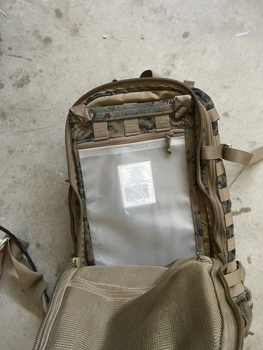 USMC MARPAT RECON RUCKSACK CORPSMAN ASSAULT PACK ILBE BACKPACK WOODLAND ...