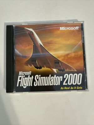 Microsoft Flight Simulator 2000 (PC, 1999) 659556138837 | eBay
