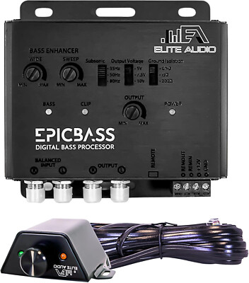 New Elite Audio Epic Bass Digital Bass Restoration Kit Epicenter SPL ...