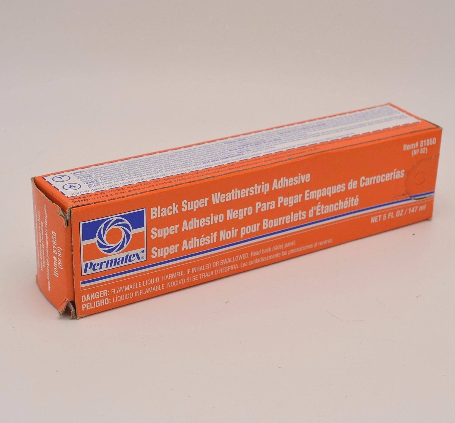 81850 Permatex Black Super Weatherstrip Adhesive 5 oz NIP | eBay