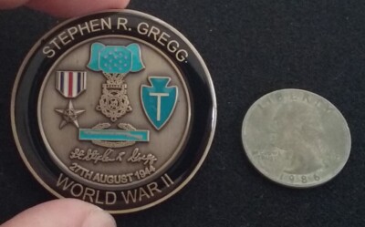 RARE US Army Medal of Honor Stephen Gregg MoH 36th Infantry USA ...
