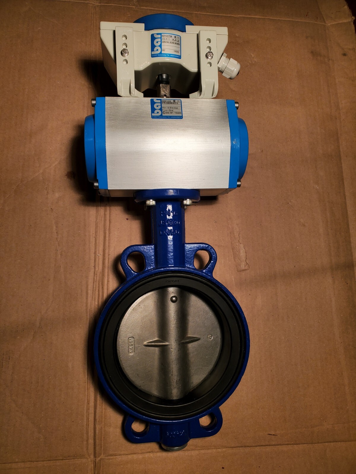 ARI Butterfly Valve ZIVA-Z 6 Air Actuated BAR 24VDC PN16 DN150 SC-M2 ...