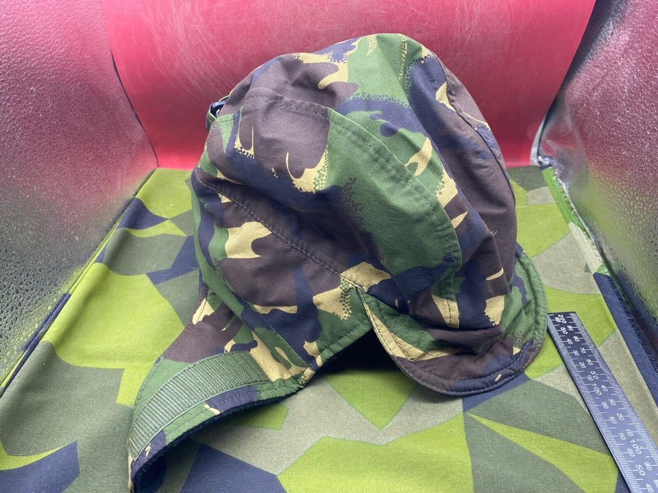 Original British Army DPM Camouflage Winter Cold Weather Cap with Ear ...