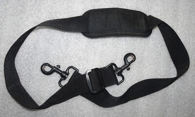 Black Nylon 43" Messenger Duffel Gym Bag Adjustable Replacement Strap ...