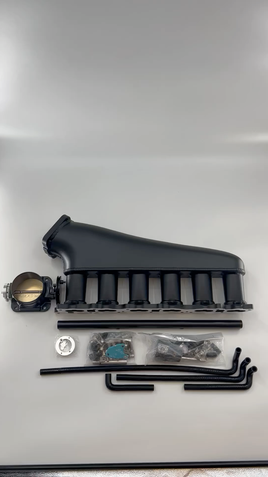 RB26 RB26DET Intake Manifold Fuel Rail Throttle Body 90mm R32 R33 GTR ...