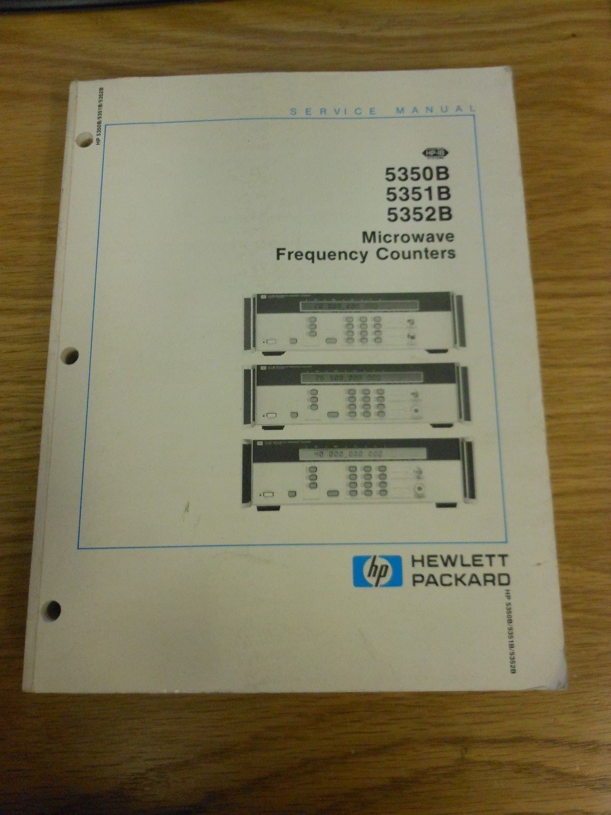 HP/Agilent 5350B/5351B/5352B Microwave Frequency Counters Service Loc ...