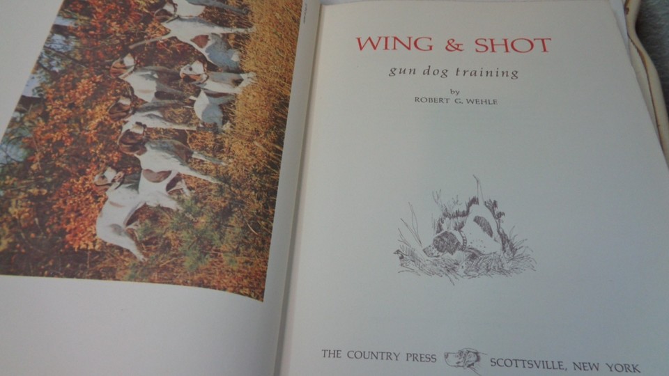 c1964 1971 First Edition 4th Printing Wing & Shot Gun Dog Training ...