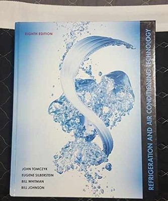Refrigeration and Air - Hardcover, by Tomczyk John; Silberstein - Very ...