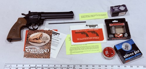 Original 1980's CROSMAN MODEL 357 (Six) AIR GUN Pistol CO2-Powered ...