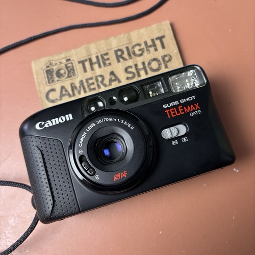 Canon Sure Shot Telemax 35mm Point & Shoot Film Camera WORKS | eBay