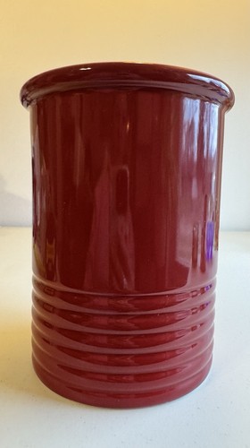 Chantal Large Utensil Crock Wine Burgundy Red 2005 Used | eBay