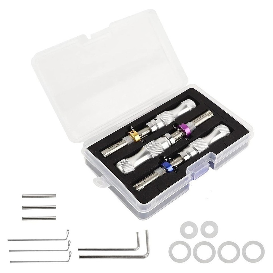 3tlg 7 Pin Advanced Tubular Lock Tool Set For Padlock Hook Tool Seal ...