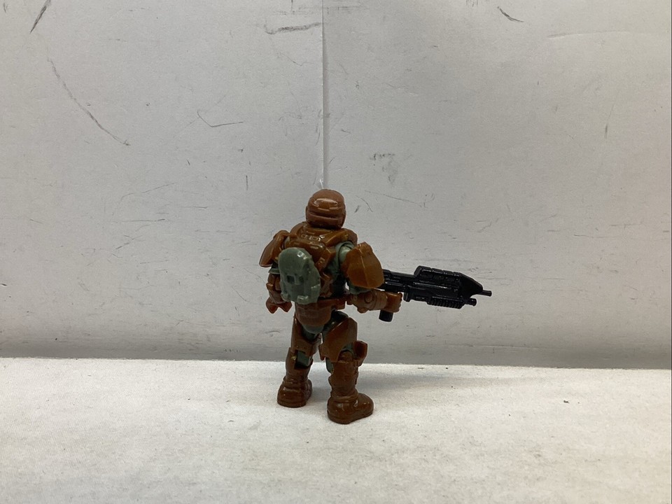 Mega Bloks HALO COPPER UNSC MARINE (DELTA SERIES) w/ assault rifle ...