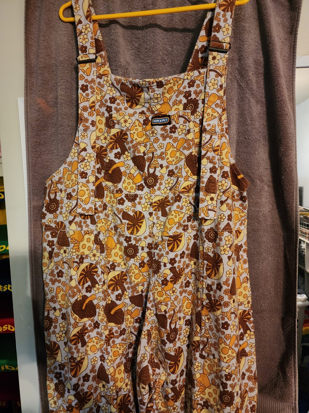 Run And Fly Magic Mushroom Overalls - Gem