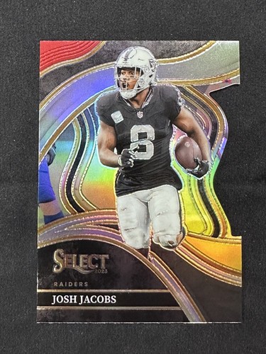 2023 Panini Select Football Josh Jacobs #250 Club Level Red & Yellow ...