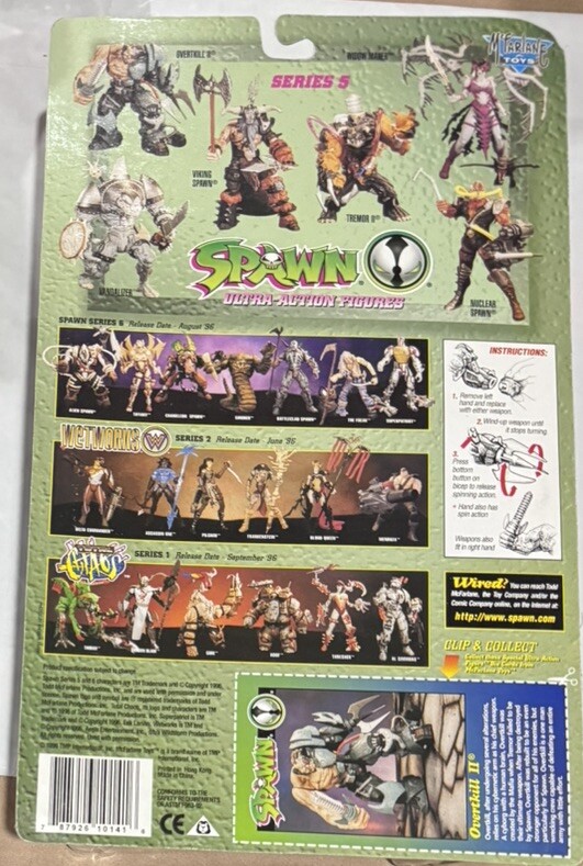 Spawn Overkill 2 Series 5 McFarlane Toys 1996 New Sealed NEW NOS | eBay