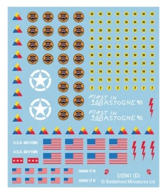 Flames of War: American Decal Sheets | eBay