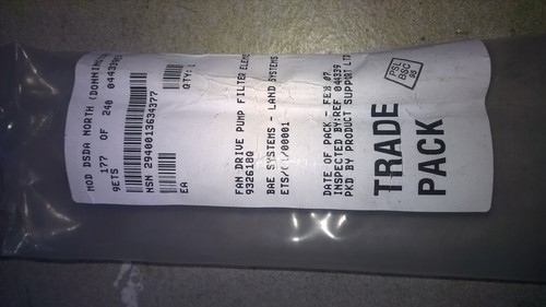 PARKER HANNIFIN FAN DRIVE PUMP FILTER P/N CT131162, 932618Q | eBay