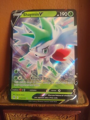 Pokémon TCG Shaymin V Brilliant Stars 013/172 Holo Ultra Rare | eBay