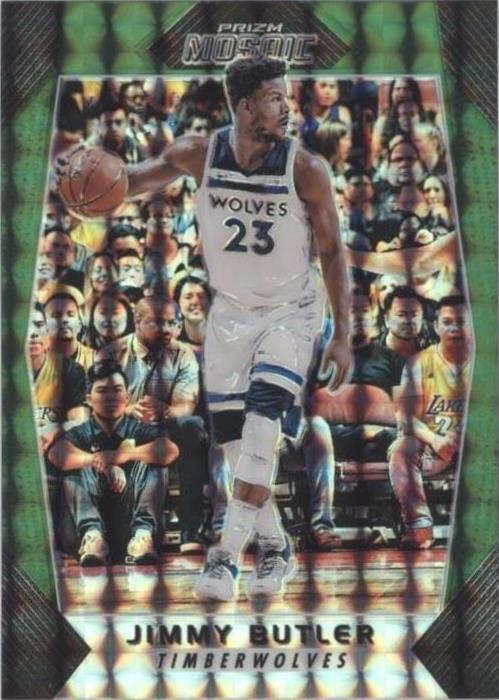 2017-18 Panini Prizm Mosaic - Jimmy Butler #21 Green for sale online | eBay