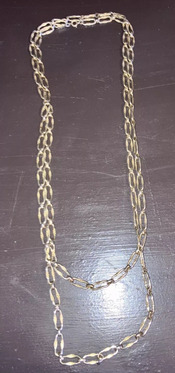 MONET 54" Long Large Link Gold-Tone Chain Necklace - Gem