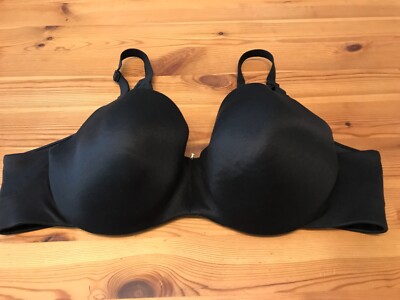 CACIQUE Bra Womens Size 46C Black Full Coverage Underwire Classicore ...