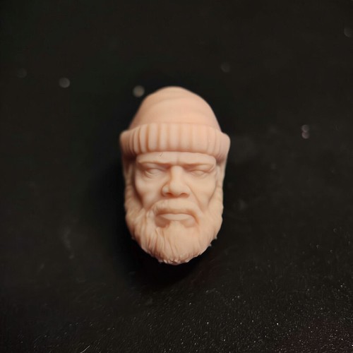 Blank 1/12 Scale Commissioner Nick Fury Head Sculpt Unpainted Fit 6" ML ...