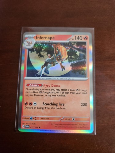 Infernape Holo Rare Pokemon Card Twilight Masquerade 033/167 Pokemon ...