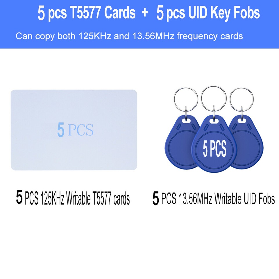 RFID Key Card Programmer Cloner NFC Copier IC/ID Reader Mobile APP ...