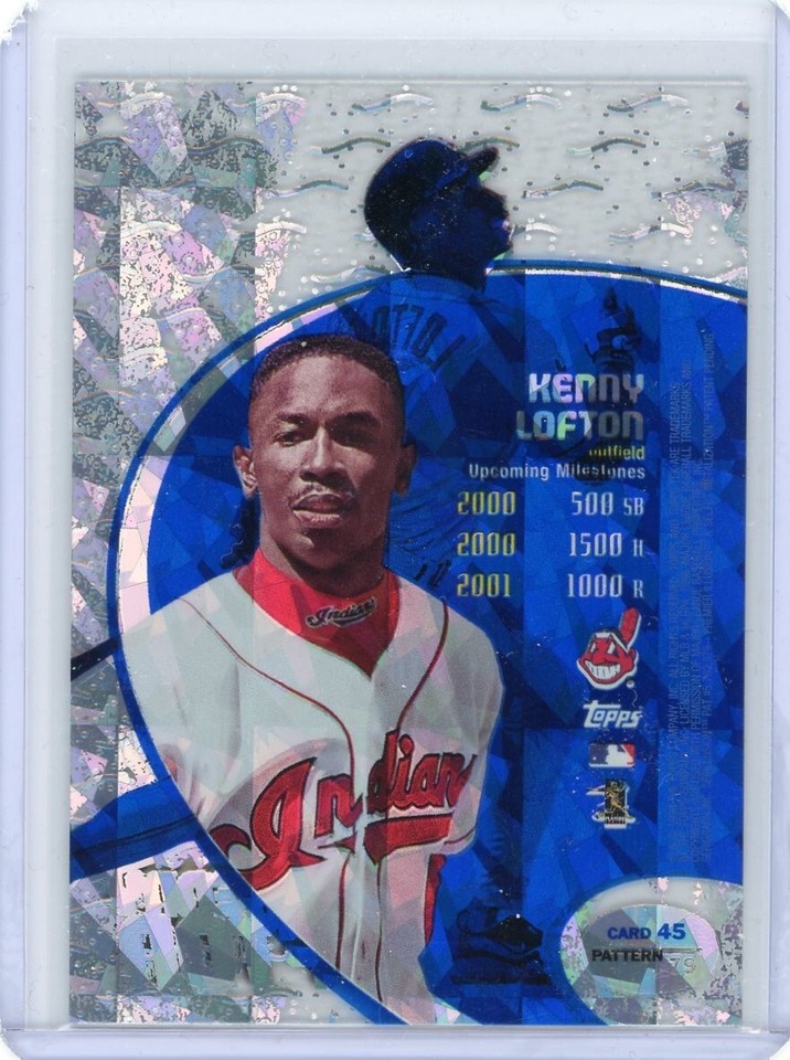 1998 Topps Tek Baseball Diffractor Card 45 Pattern 79 Kenny Lofton | eBay