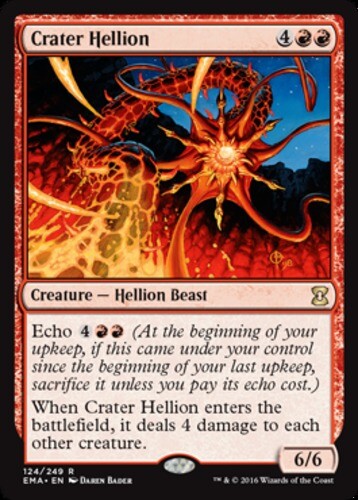 Crater Hellion - Foil NM, English MTG Eternal Masters | eBay