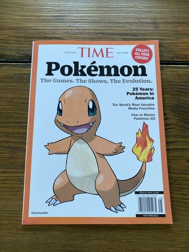 Pokemon Charmander Time Magazine Special Edition 25 Years In America ...