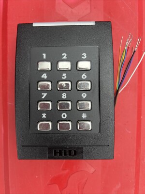 HID iCLASS RK40 Wall Switch Keypad Reader 6130CKN000000 - No Mounting ...