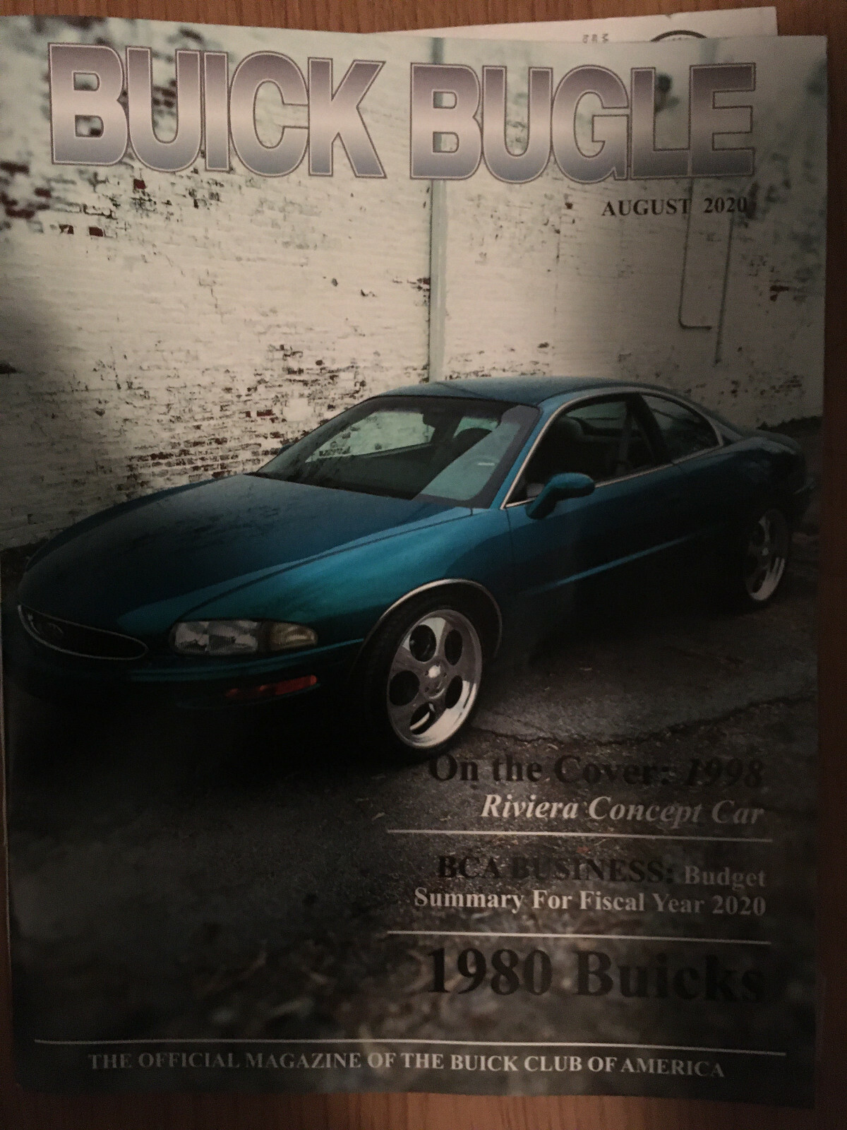 BCA Buick Bugle August 2020 Membership Magazine (AB-016) | eBay