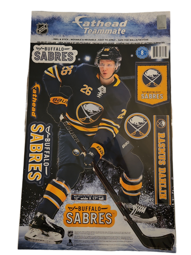 RASMUS DAHLIN FATHEAD TEAMMATE BUFFALO SABRES LOGO DECAL 8pc SET 17 ...