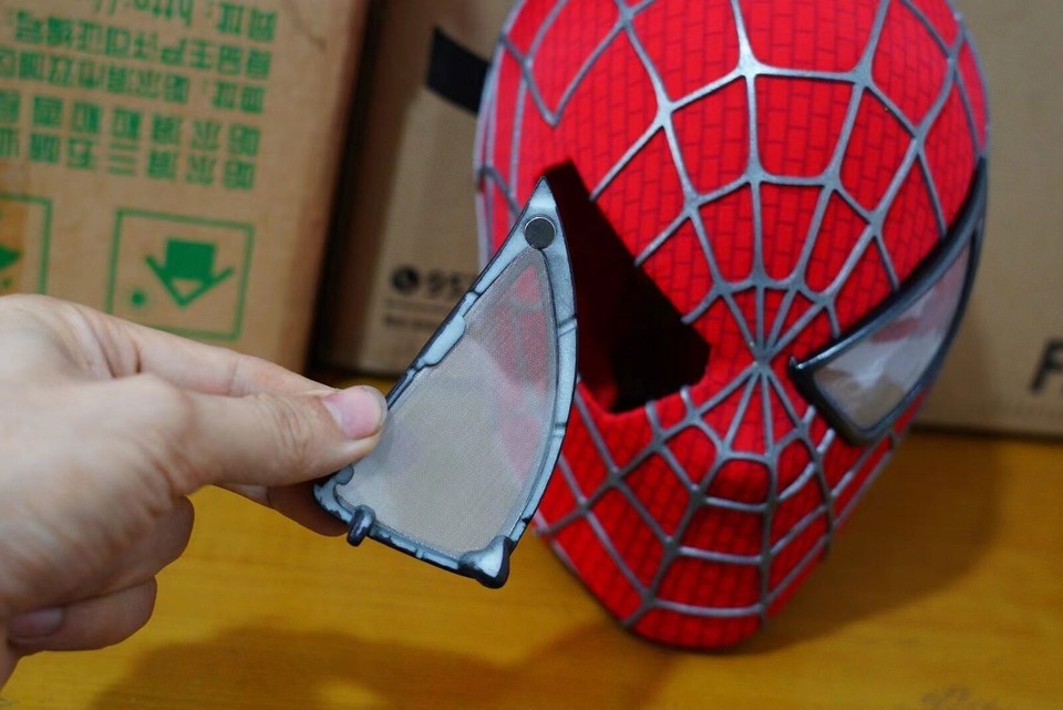 Original Toby Classic Spider-man Helmet Halloween Cosplay 3D Mask ...
