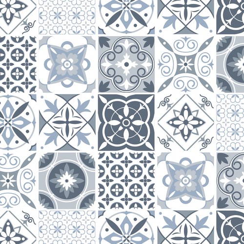 Fliesenaufkleber Santorin Set Aufkleber Folien Selbstklebend Küche Bad ...