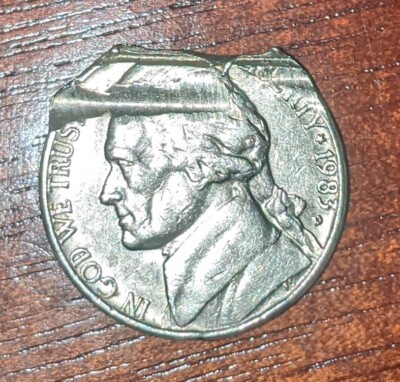 1983 D jefferson nickel error | eBay