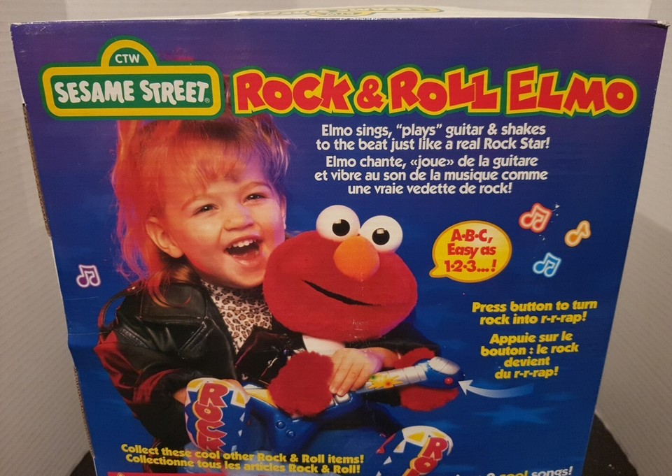 1998 Fisher Price (Tyco) Sesame Street ROCK & ROLL ELMO (New in Box ...