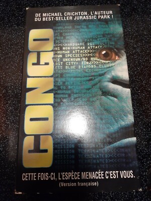 Congo Vhs French Version Tim Curry 1995 Michael Crichton | eBay