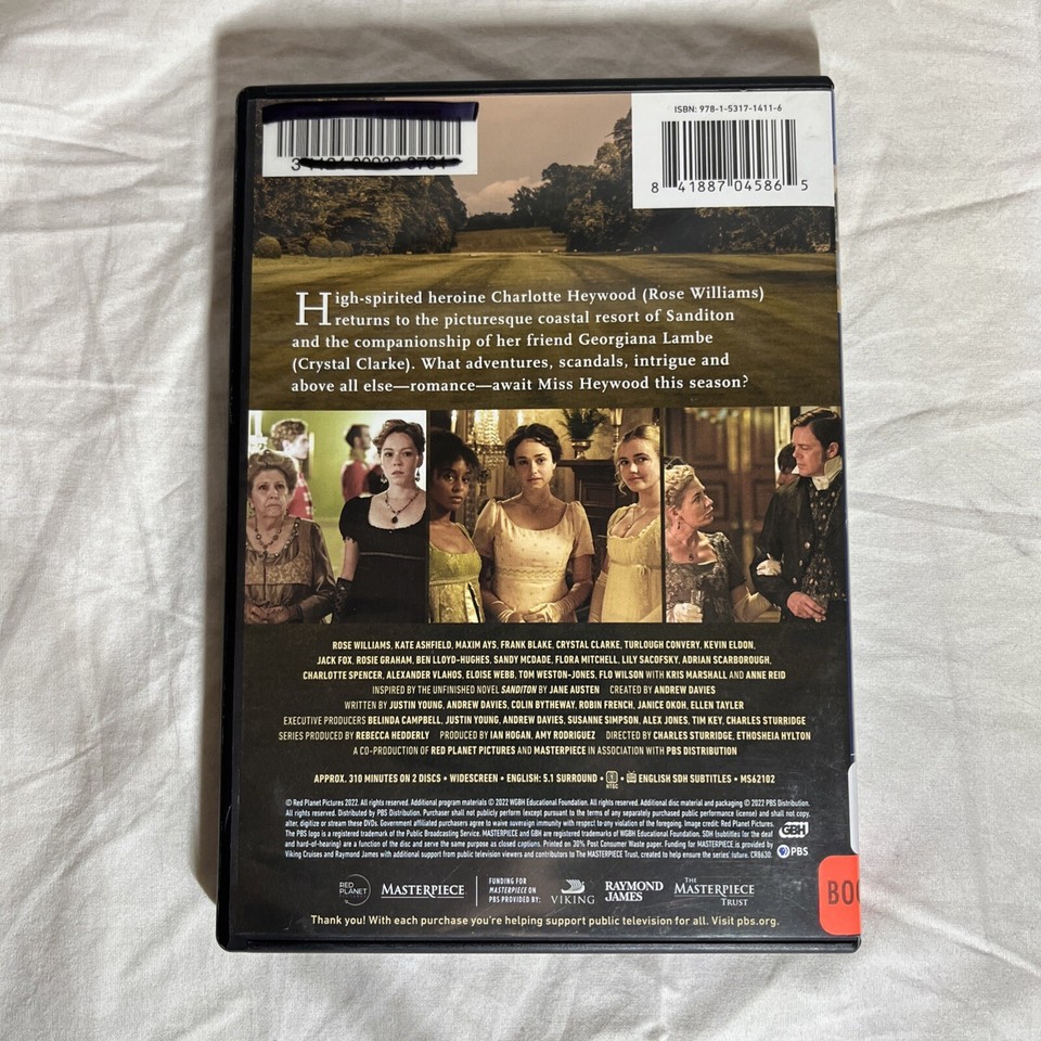 Masterpiece: Sanditon - Season 2 DVD PBS 841887045865 | eBay