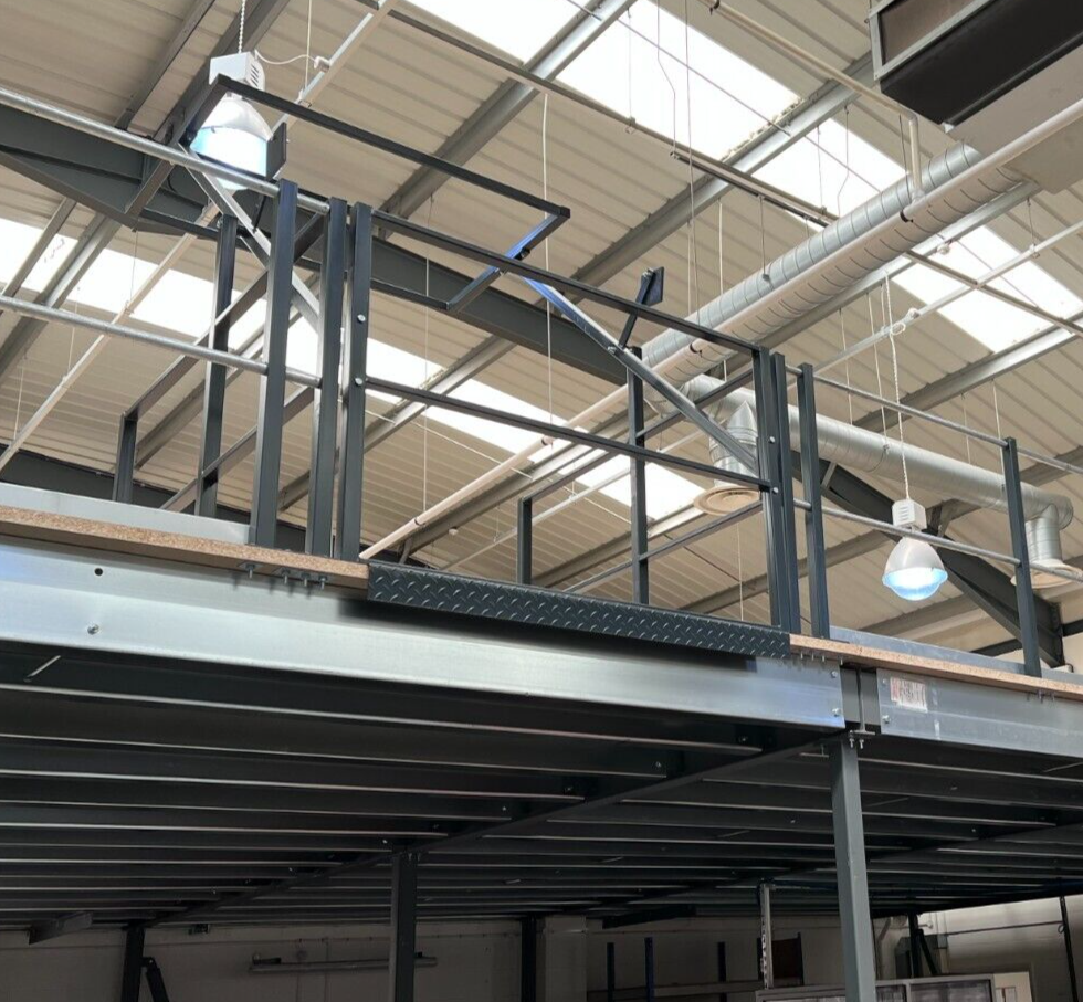 Mezzanine Floor Pallet Gate - Health & Safety - Counterbalance Up and ...