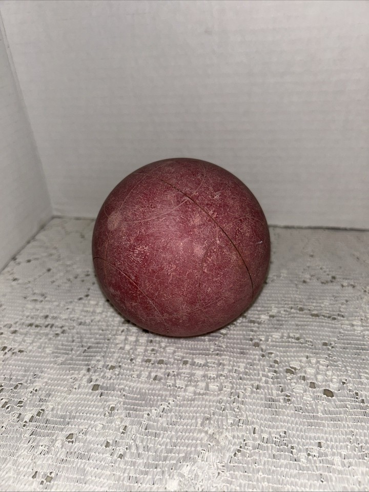Sportcraft Bocce Ball Single Red Ball Replacement Circle Pattern | eBay