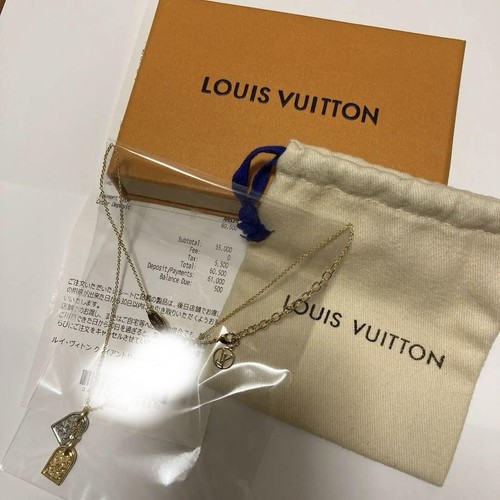 Louis Vuitton Nanogram Necklace m8_0518 | eBay